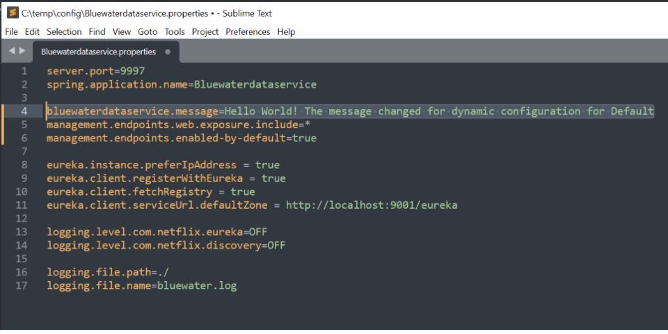 Configuration Management of Microservices using Spring Cloud Technology ...